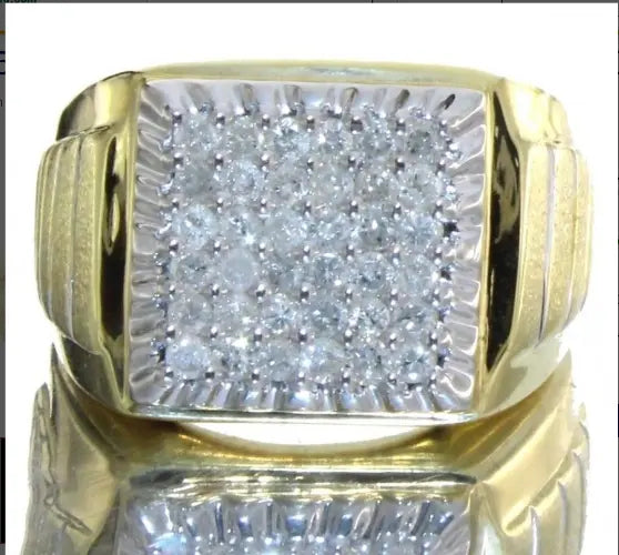 Men's Rolex Style Diamond Ring 36count